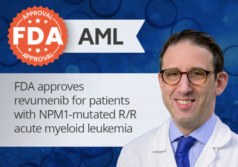 FDA approves revumenib for patients with R/R AML and a susceptible NPM1 ...